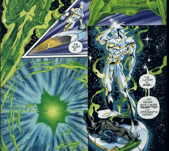 Green Lantern Vs Silver Surfer