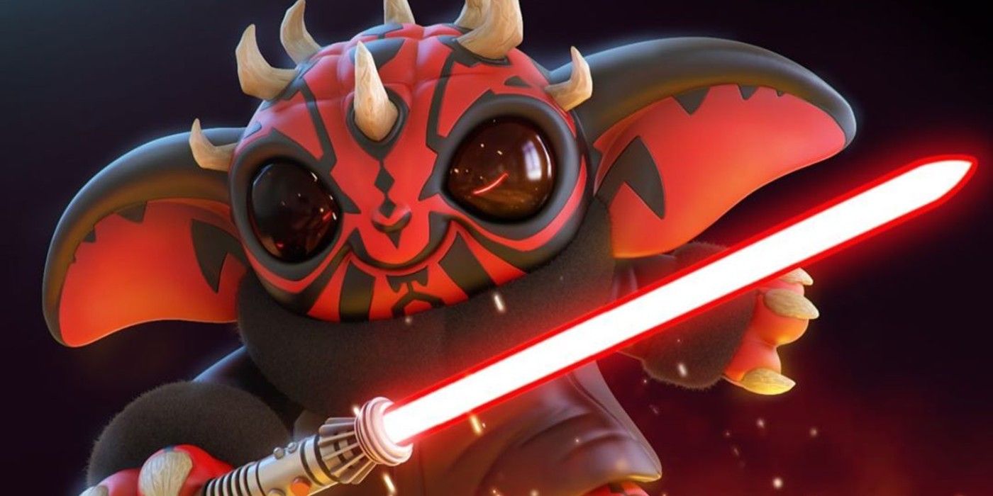 Star Wars: Baby Yoda/Darth Maul Mashup Can't Be Evil When It's This Cute