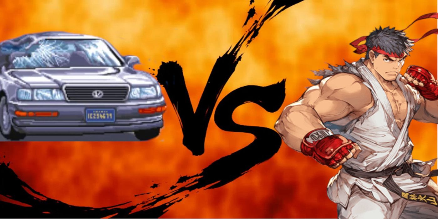 Why Street Fighter 2 Lets You Beat Up Cars | Screen Rant