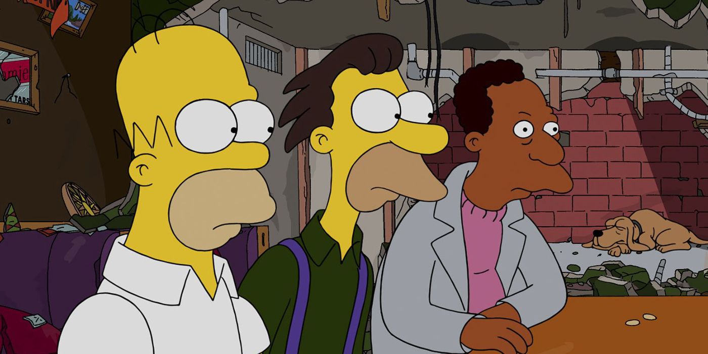 Lenny's Life Is A Tragedy In Haunting Simpsons Art | Screen Rant