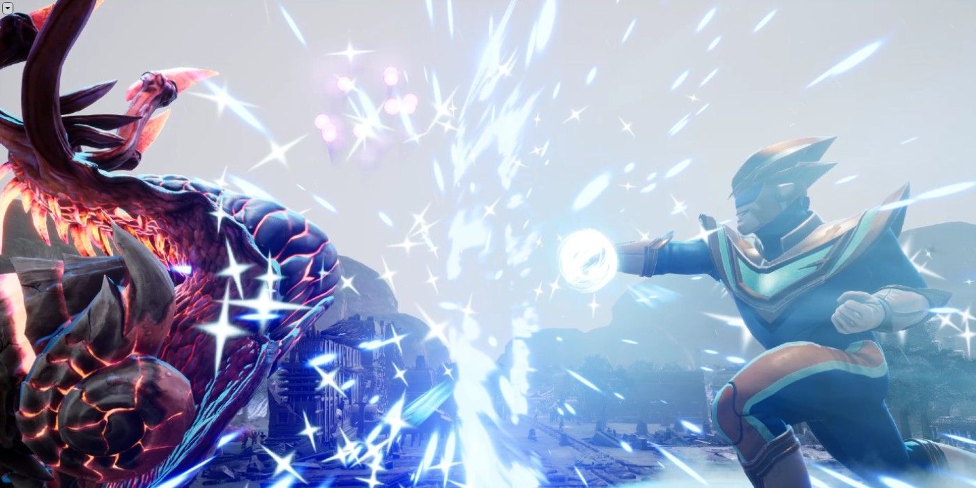 New Game GigaBash Is Smash Bros Meets Pacific Rim's Mechs