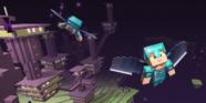 Minecraft End Cities Reimagined In Massive Player Build Minecraft End Cities Reimagined In Massive Player Build