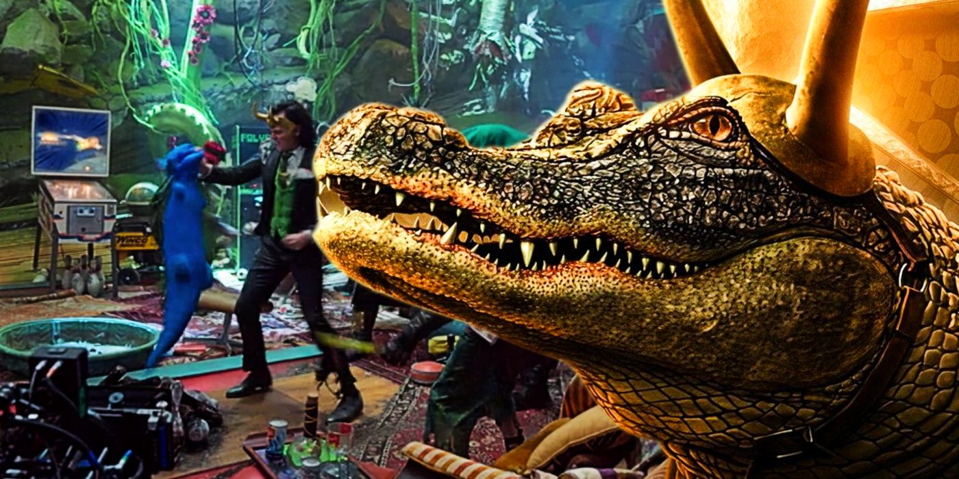 What Alligator Loki's Action Scenes Look Like Without CGI (It's Amazing)