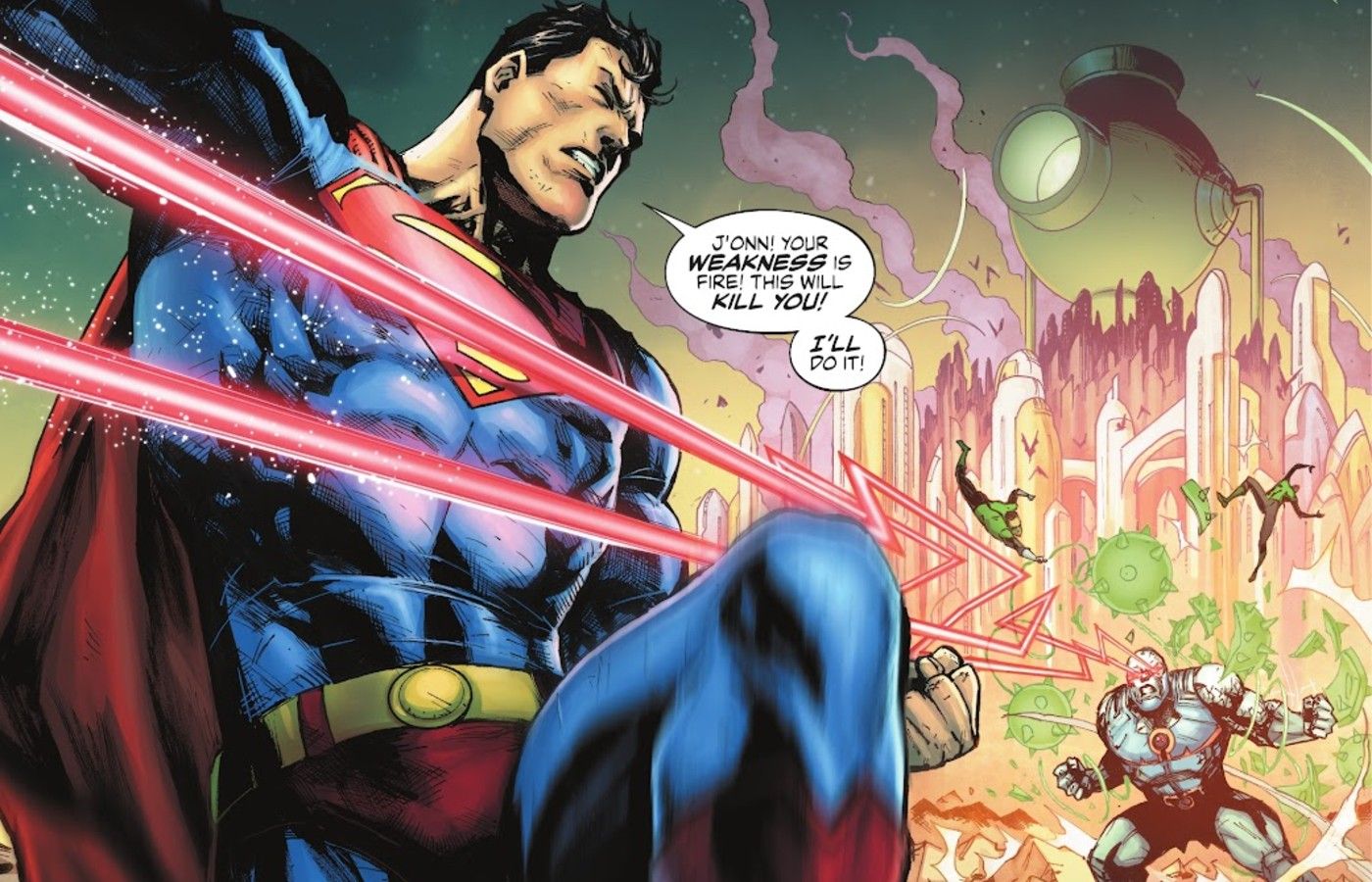 Darkseid Omega Beams Superman - The Best Picture Of Beam