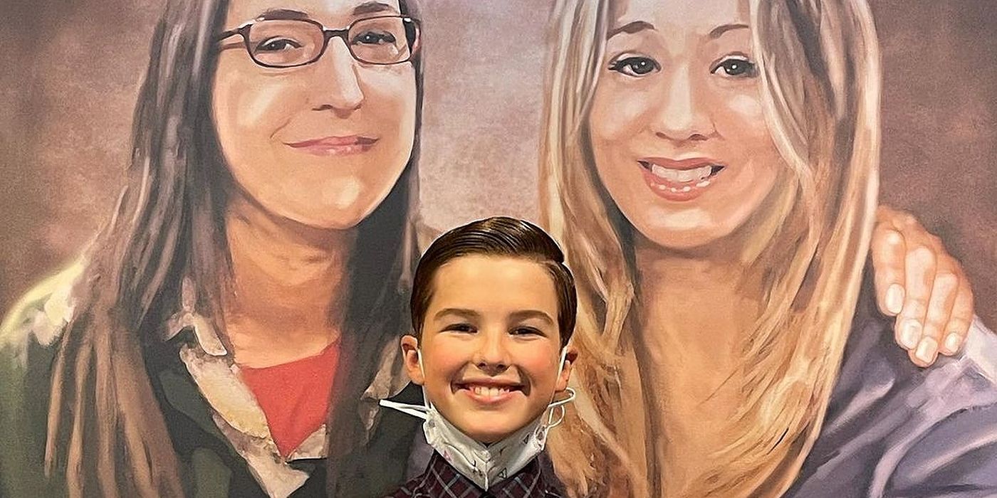 Young Sheldon Star Shares Photo With Amy & Penny Painting