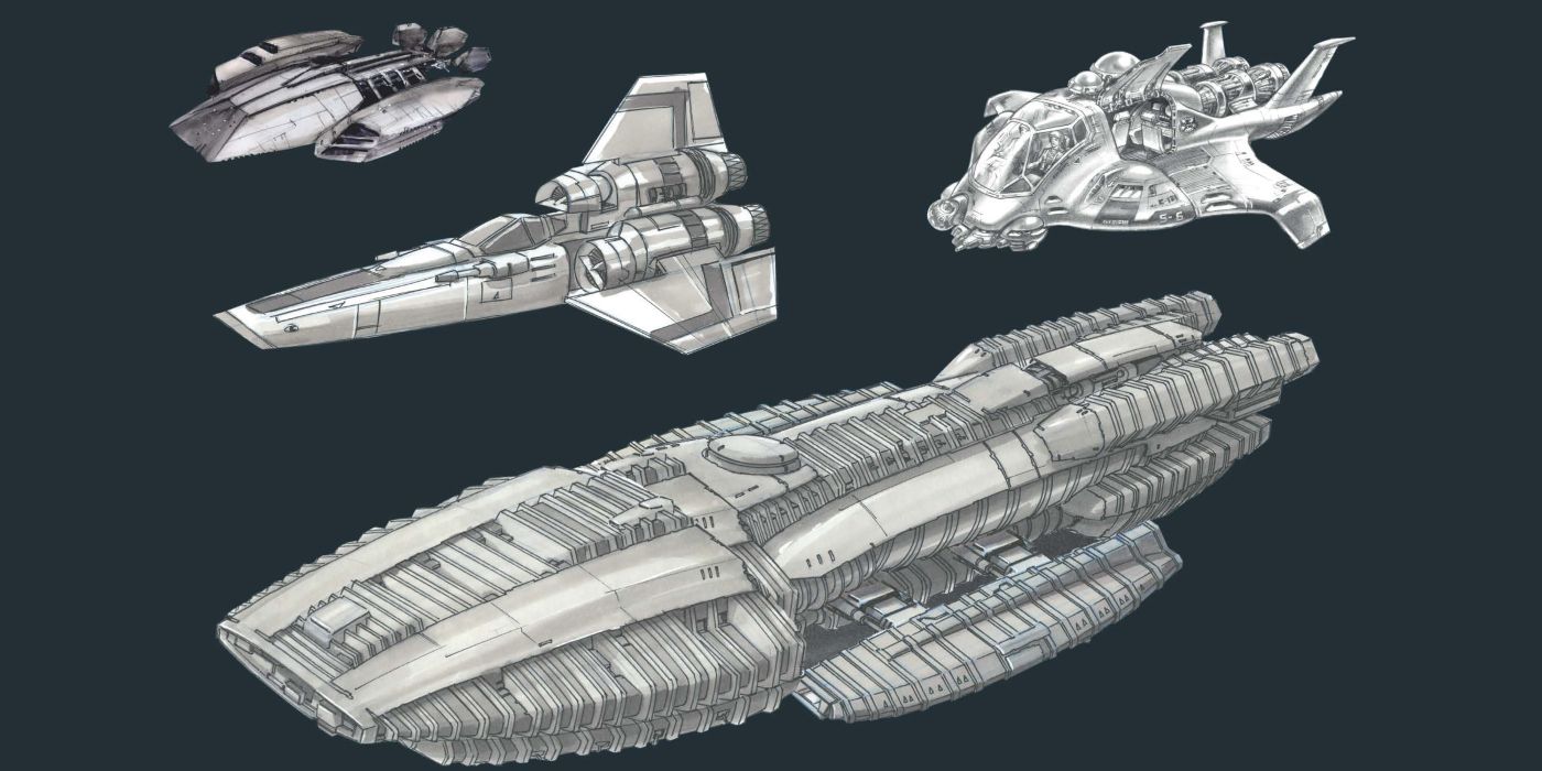 Battlestar Galactica Art Book Shows Cylon Raider & Viper Concept Art ...