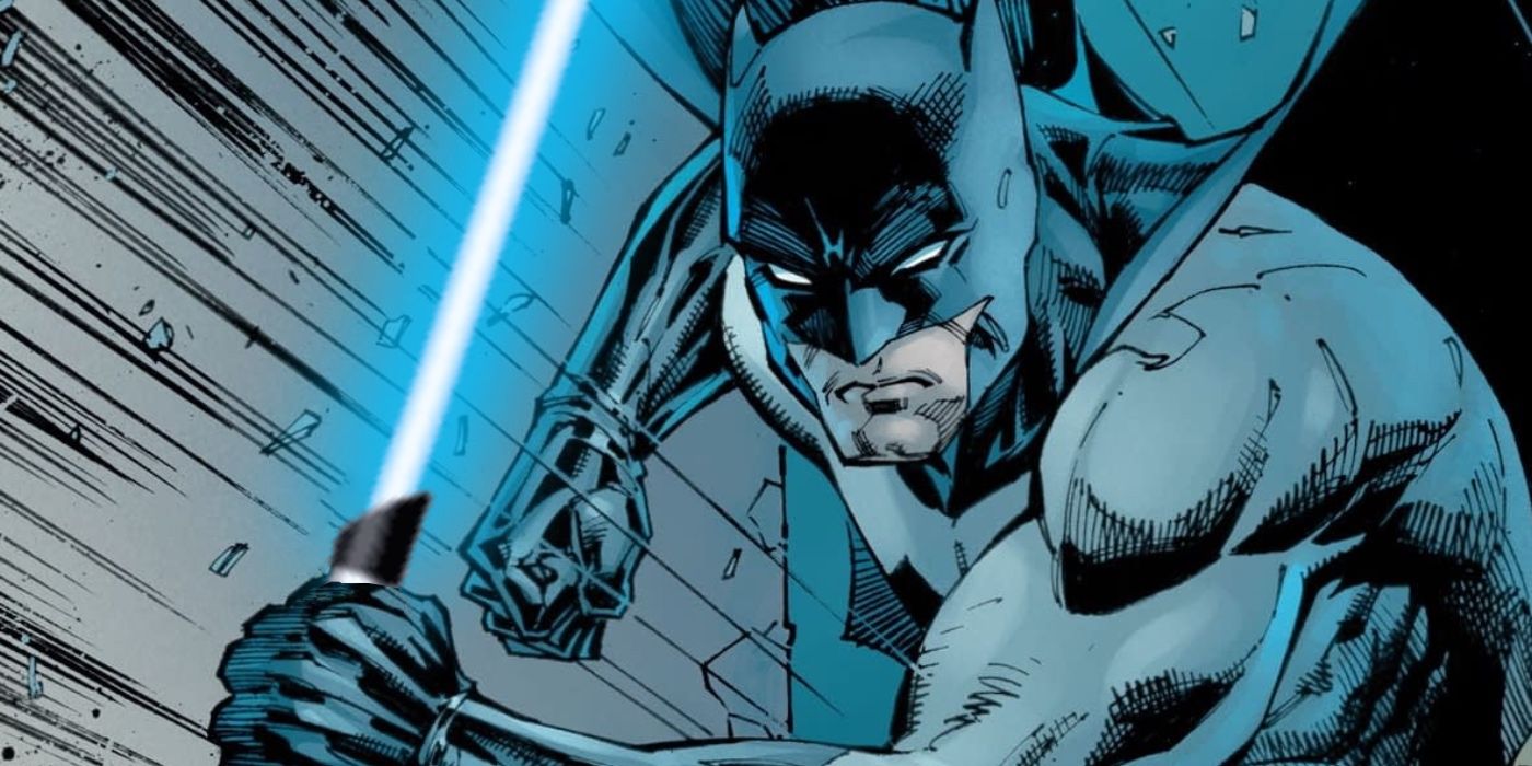 DC Hints Batman is Working on Lightsaber Technology | Screen Rant