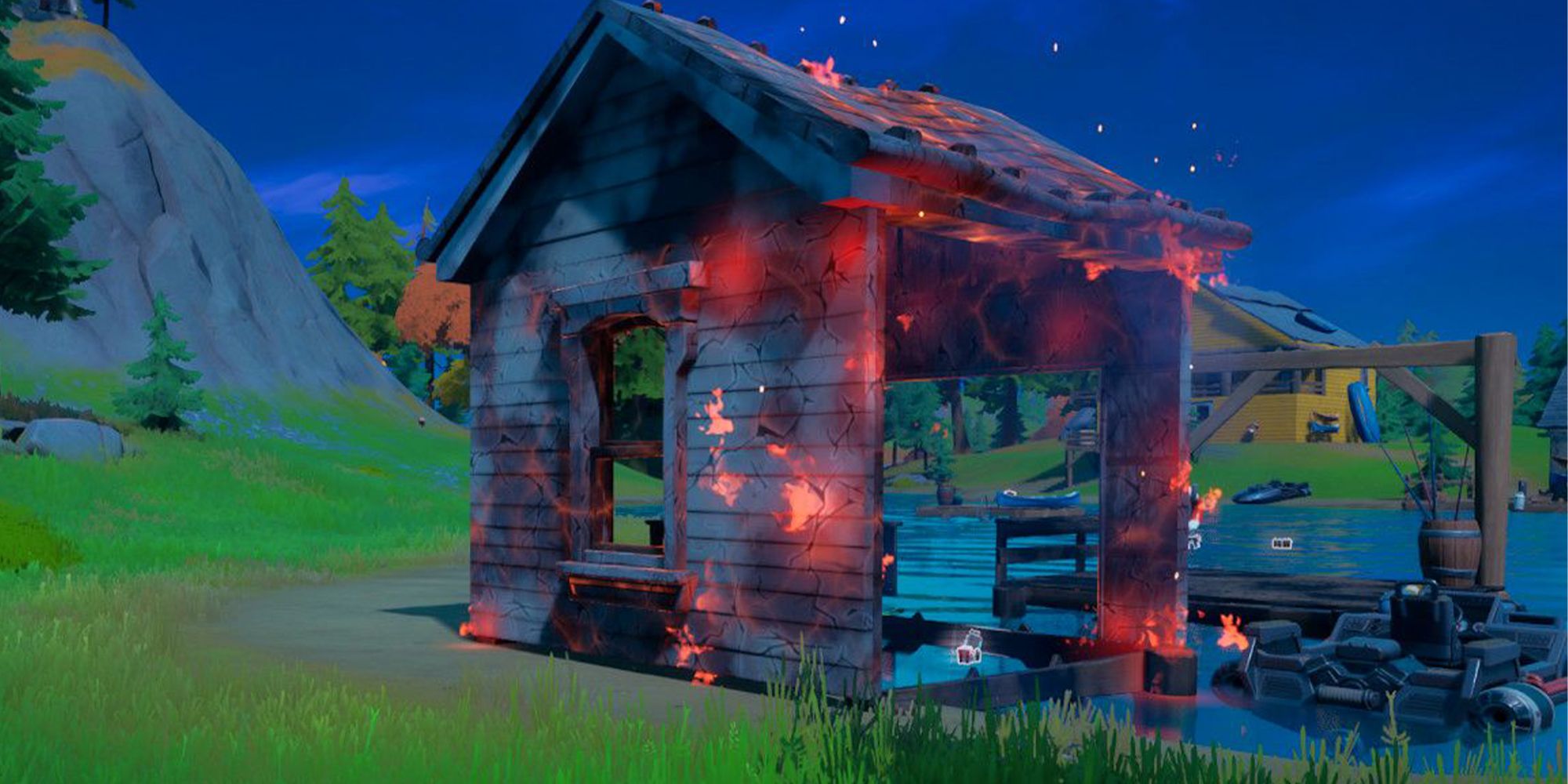 Fortnite: How To Set Structures on Fire (Season 8) | Screen Rant