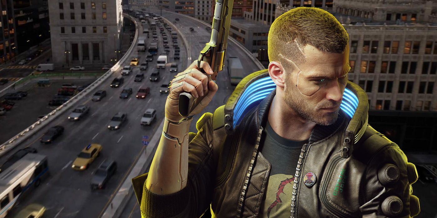 Matrix Awakens' 1KM Traffic Jam Shows What Cyberpunk Could Have Been