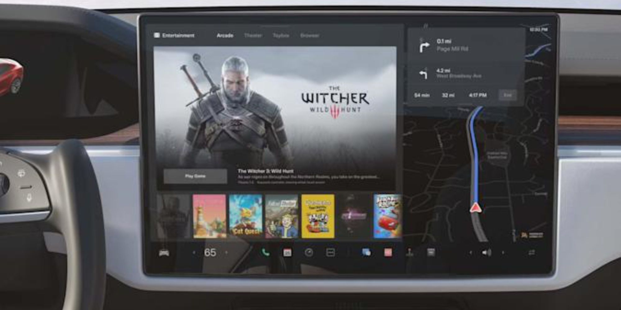 Gaming In A Moving Tesla Raises Serious Safety Concerns