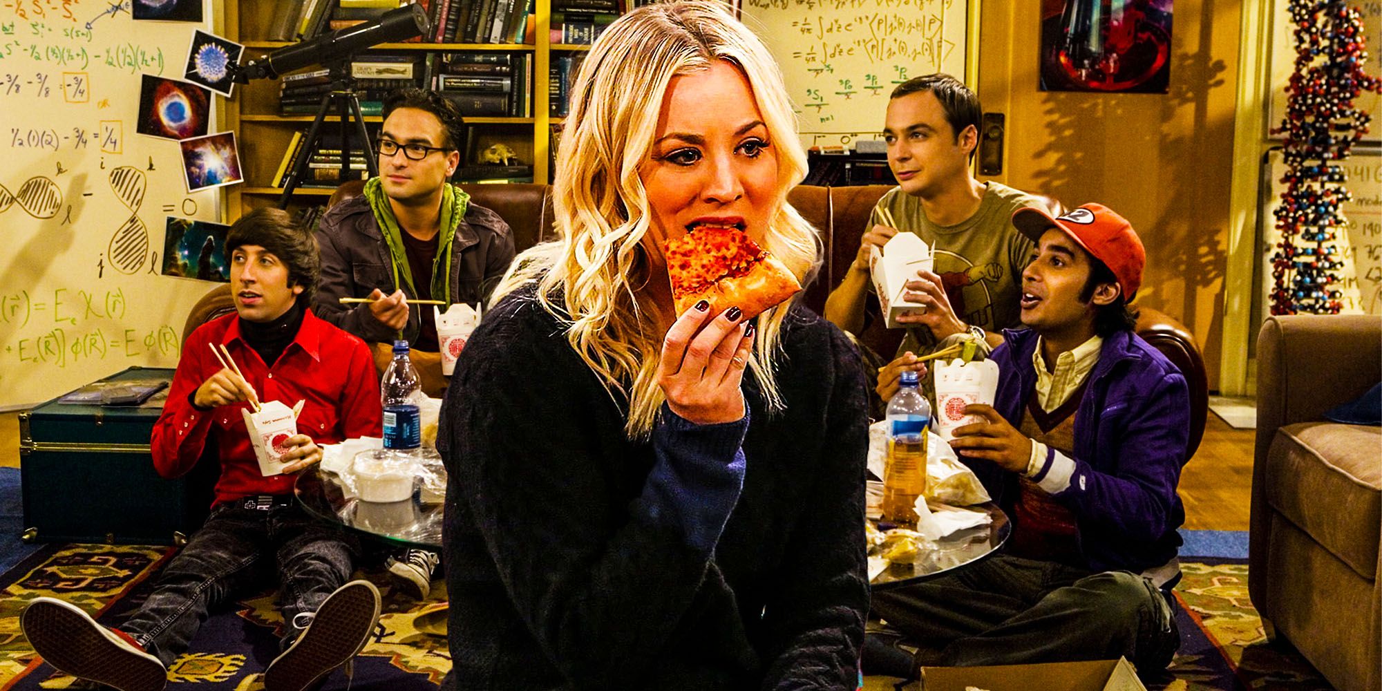 The Big Bang Theory: Why They're Always Fake Eating | Screen Rant