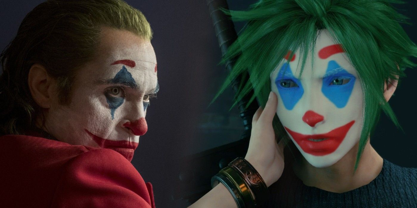 FF7 Remake Mod Transforms Cloud Into Joaquin Phoenix's Joker